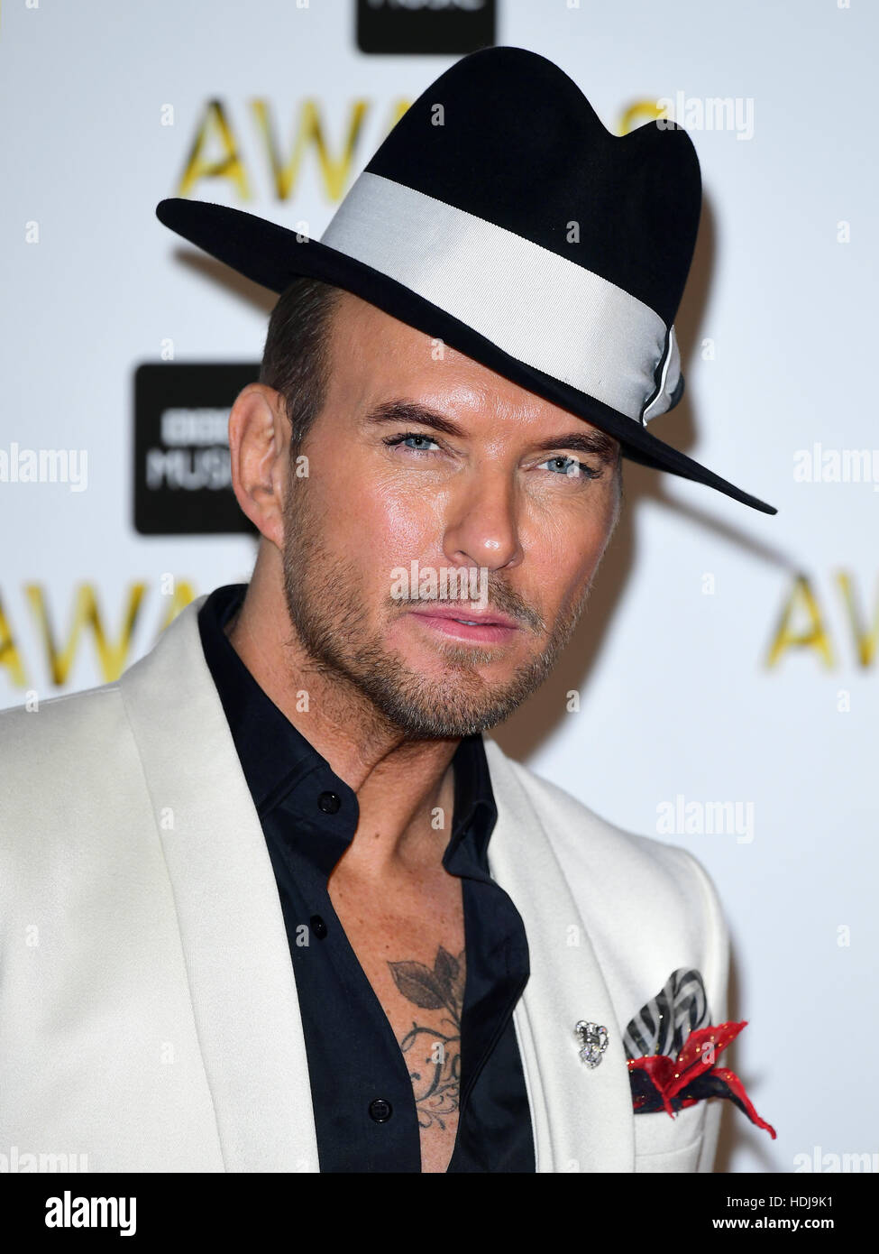 Matt Goss attending the BBC Music Awards at the Royal Victoria Dock ...