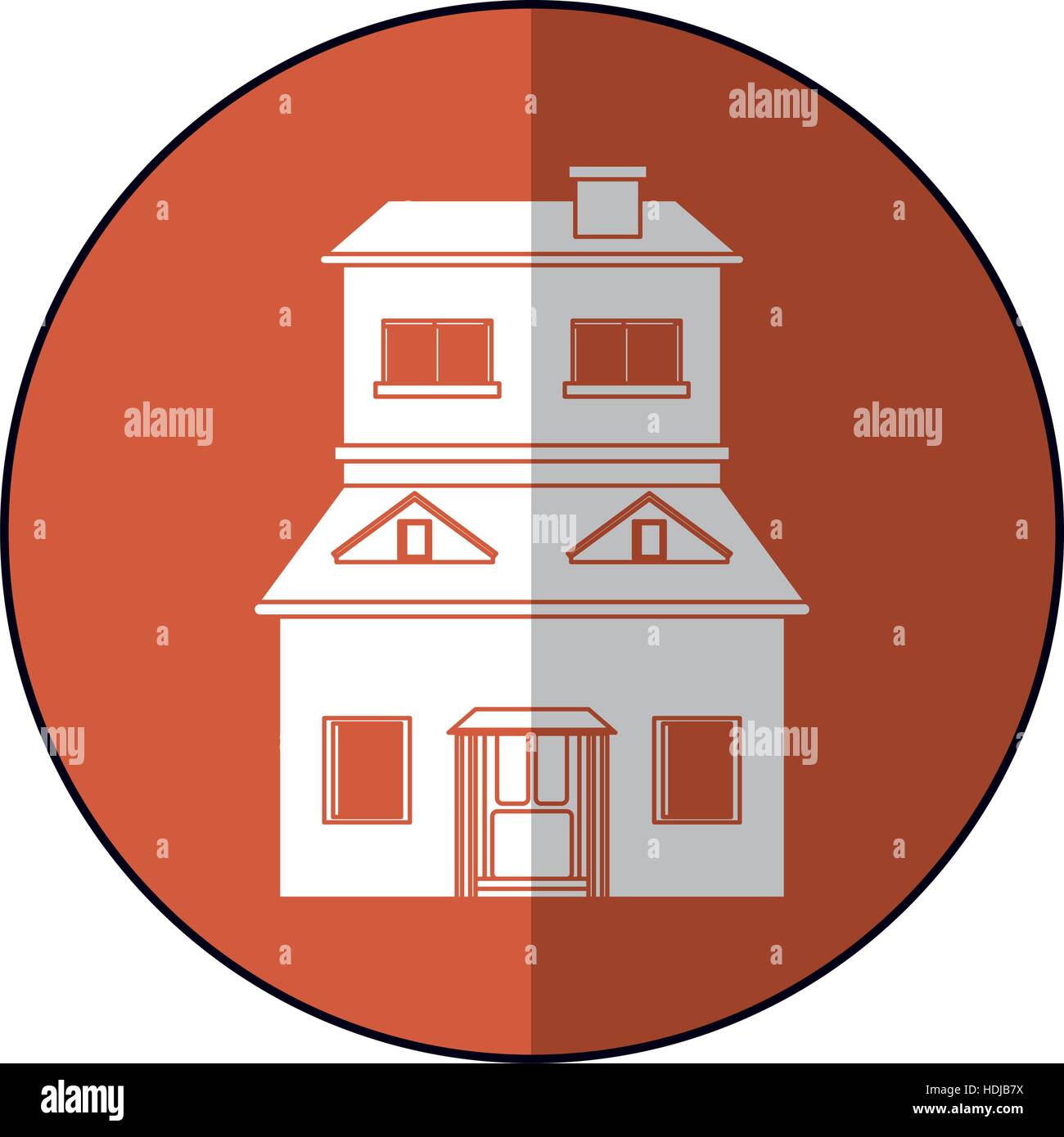 Wooden house cottage doors Stock Vector Images - Alamy