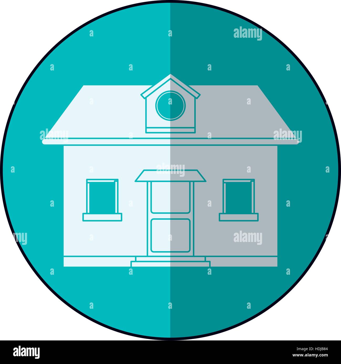 Carved exterior view Stock Vector Images - Alamy