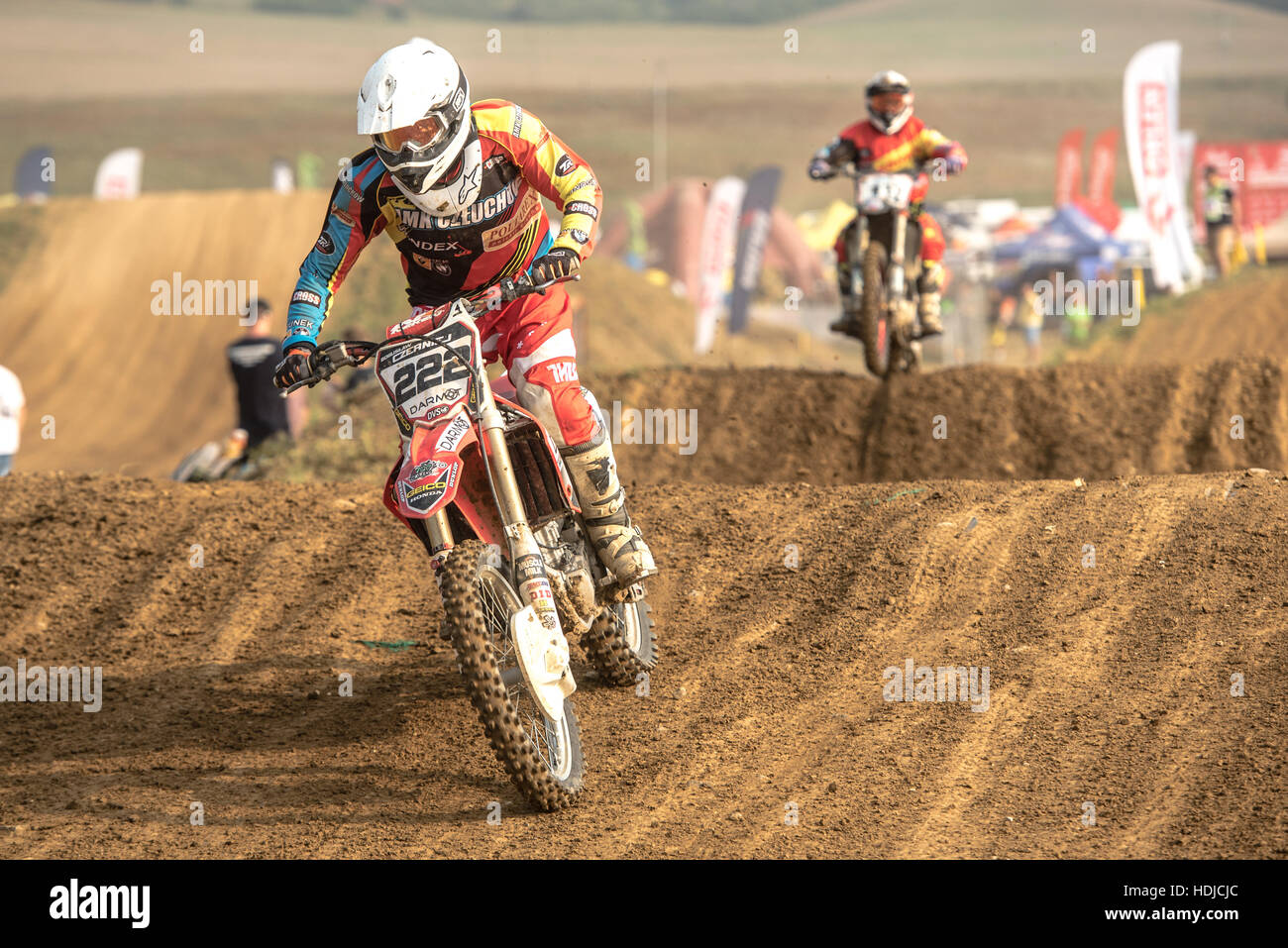 motocross rider in the race Stock Photo - Alamy