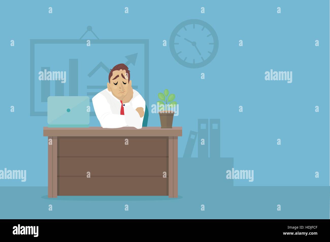 Depressed man sitting head Stock Vector Images - Alamy