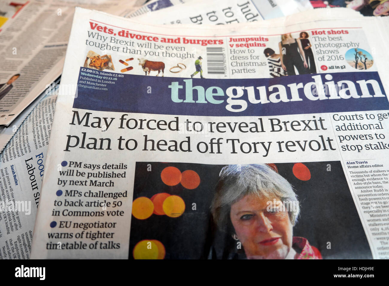 May forced to reveal Brexit plan to head off Tory revolt" Guardian ...