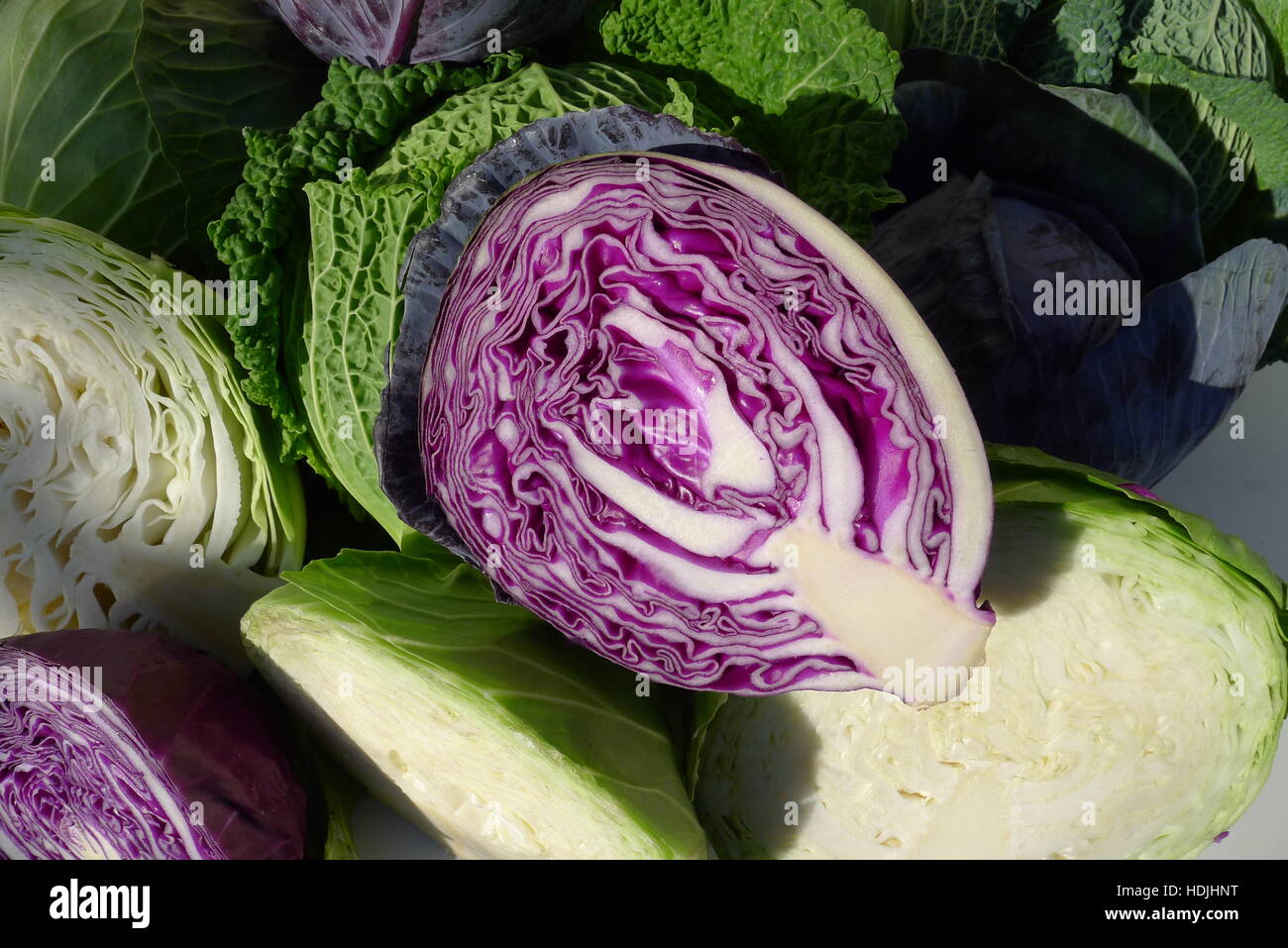Green purple cabbages hi-res stock photography and images - Alamy