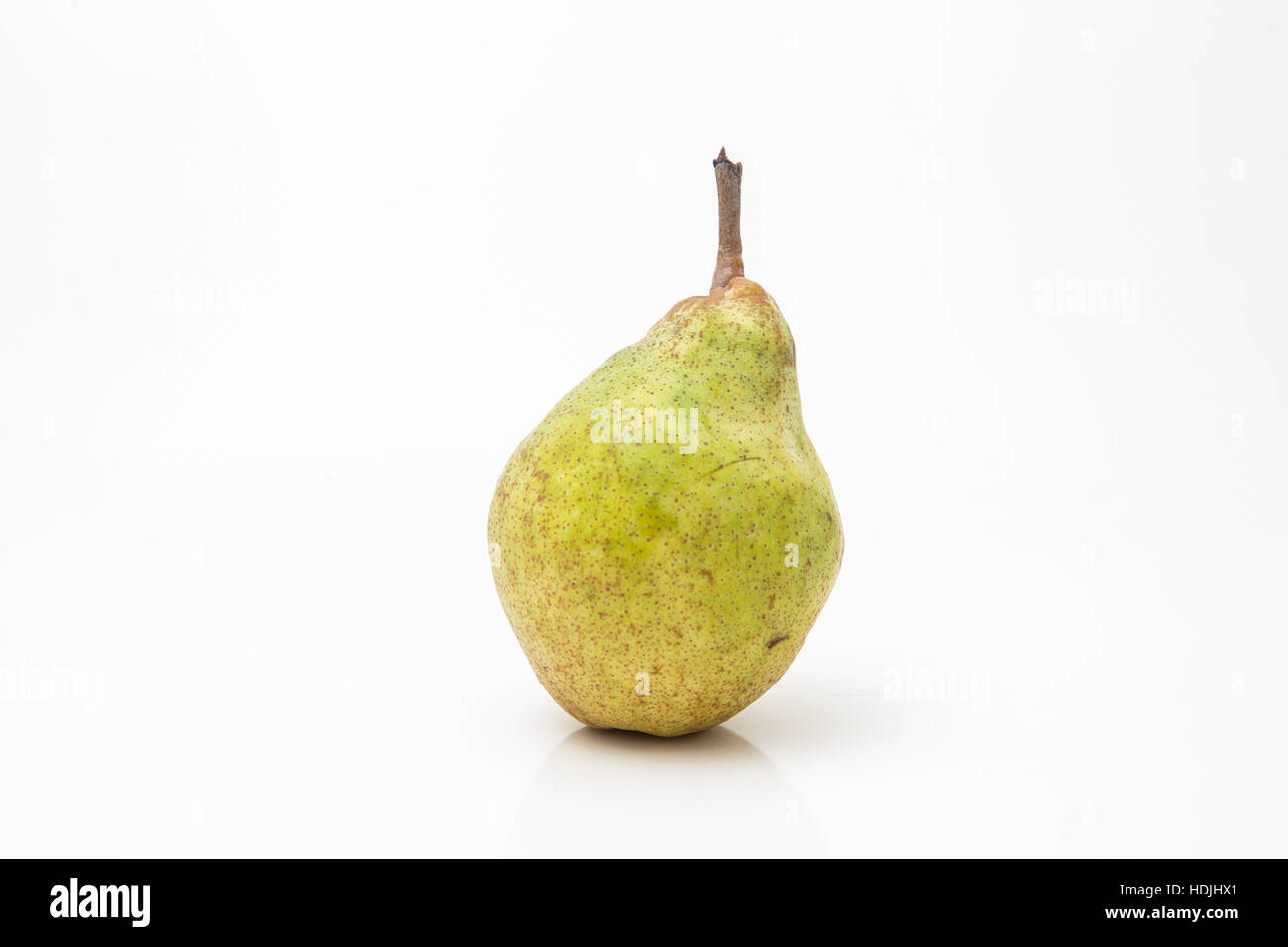 Perfect Fresh Green Pear Isolated on White Background Stock Photo - Alamy