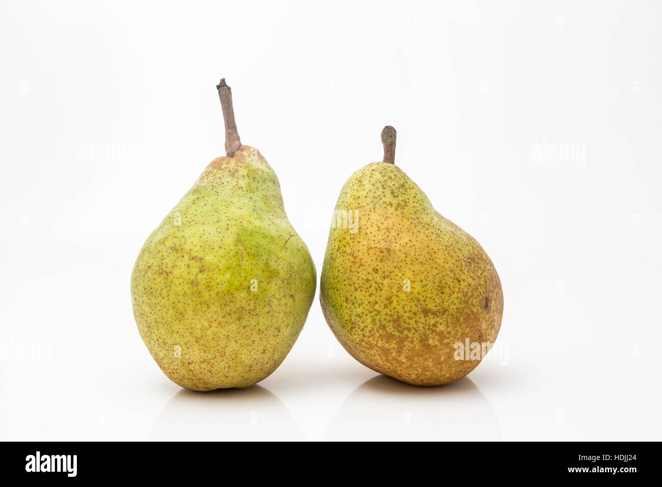 Perfect Fresh Green Pears Isolated on White Background Stock Photo - Alamy