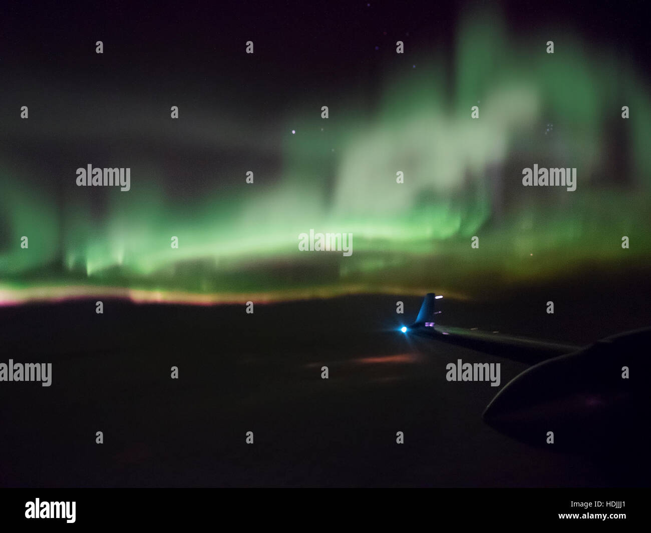 Flying Northern Lights Stock Photo - Alamy