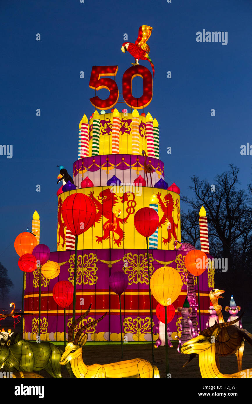 Longleat Festival of Light Stock Photo - Alamy