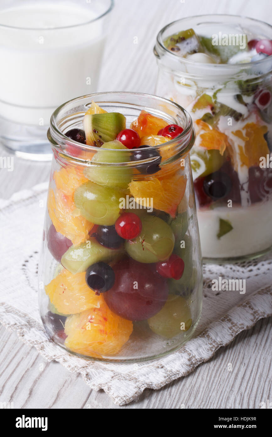 Fresh fruit and yogurt hi-res stock photography and images - Alamy