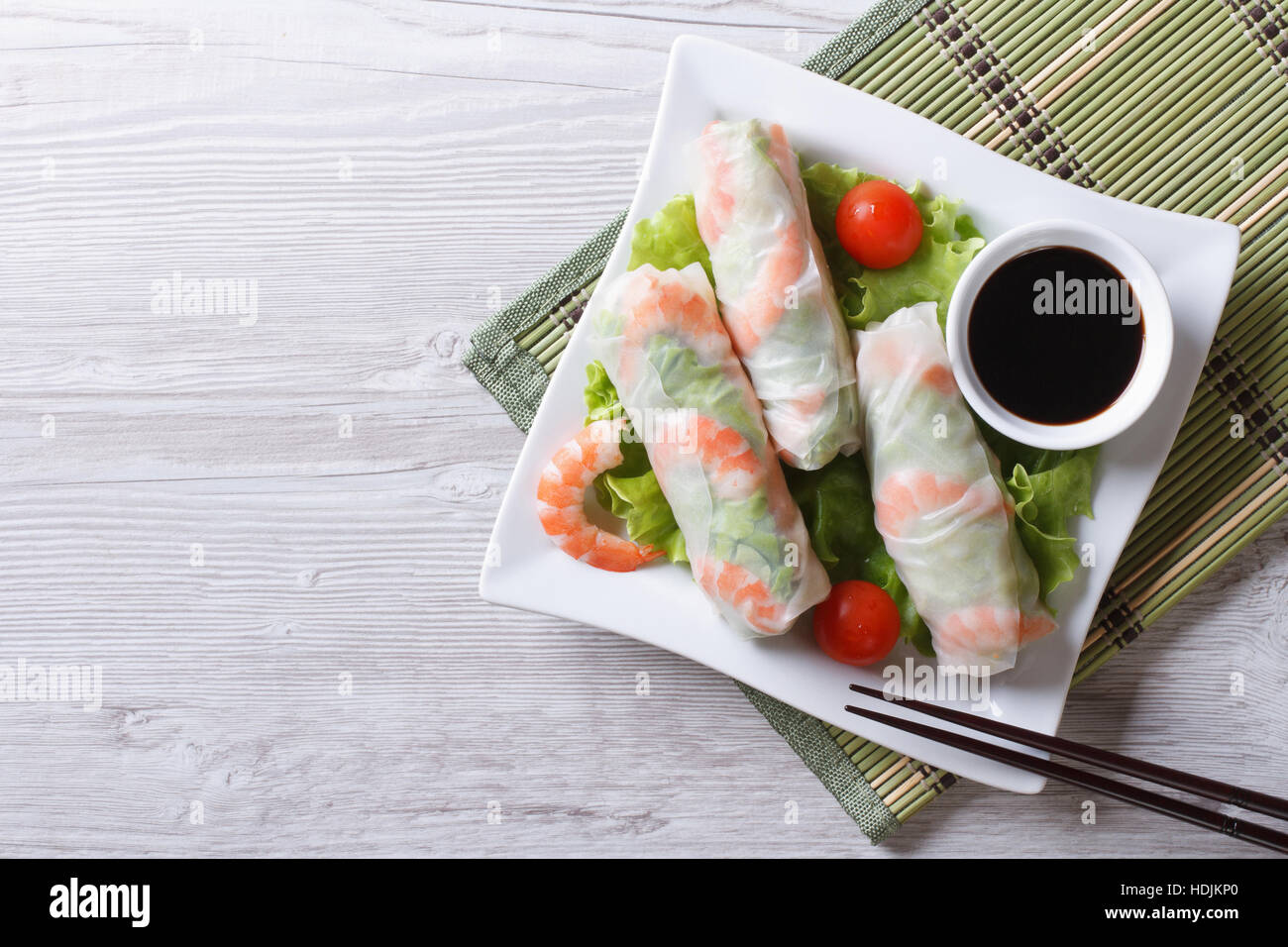 Chinese shrimp rice roll hi-res stock photography and images - Alamy