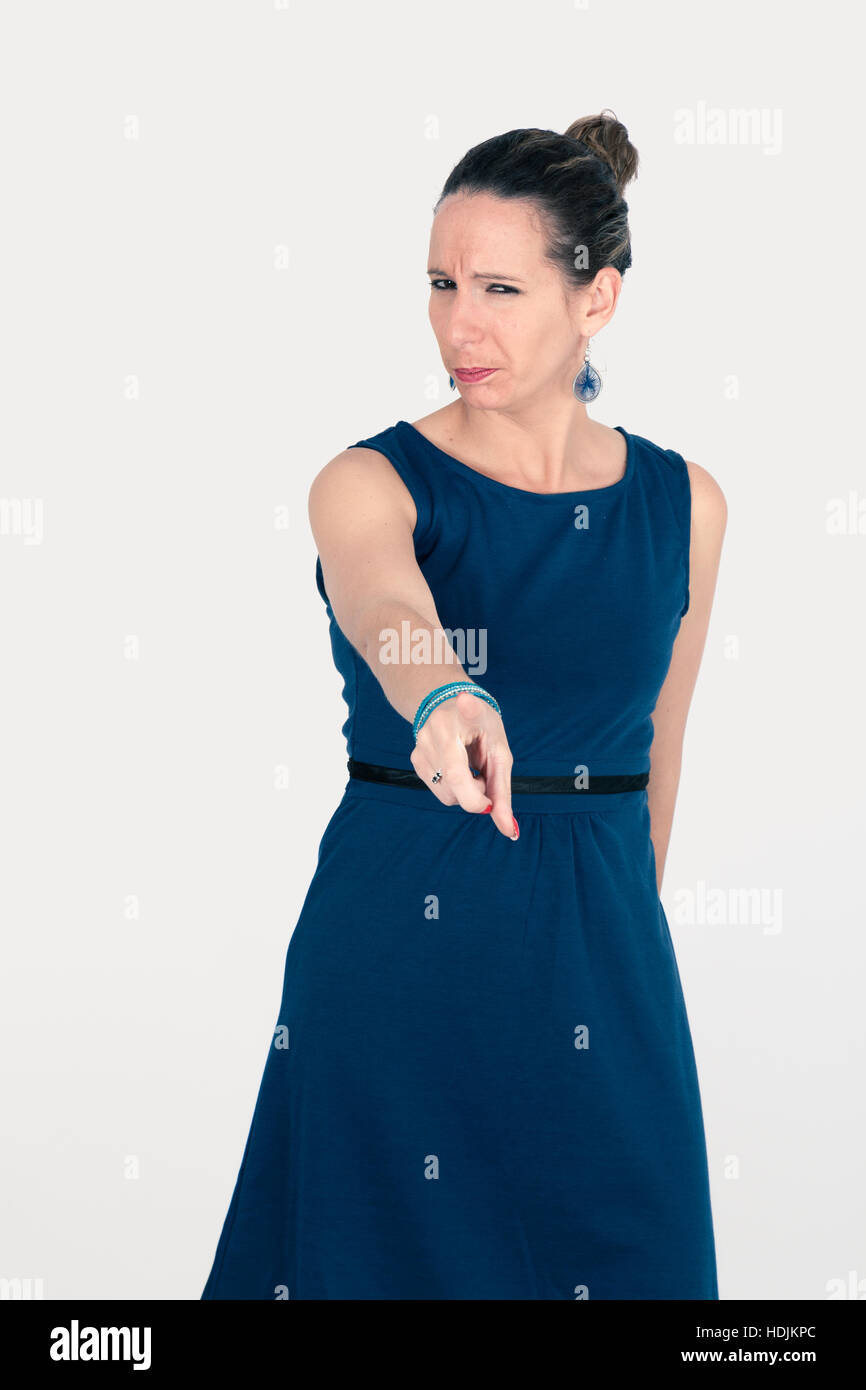 Beautiful woman doing different expressions in different sets of ...