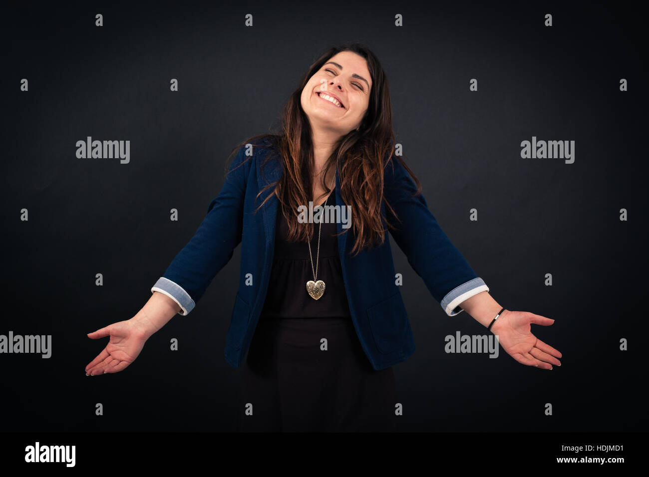 Beautiful woman doing different expressions in different sets of ...