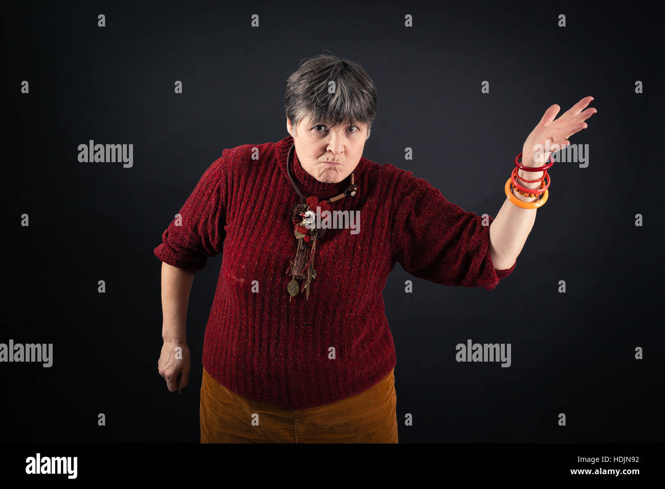 Beautiful woman doing different expressions in different sets of ...