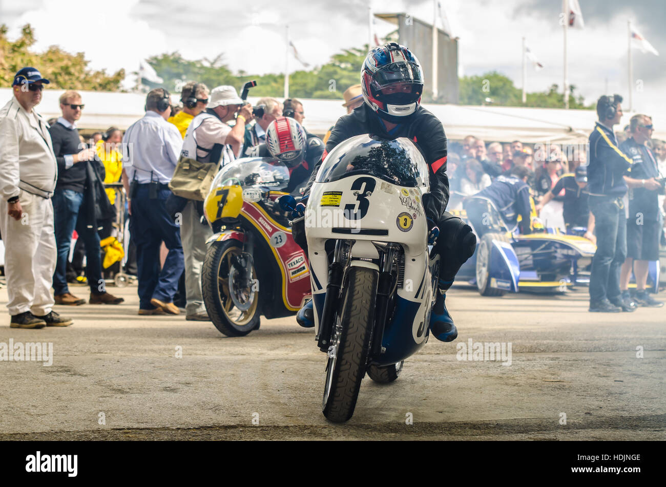 Triumph motor* racing hi-res stock photography and images - Alamy