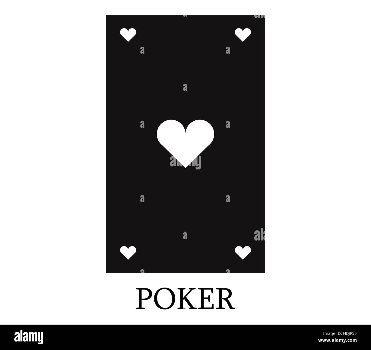 icon poker card Stock Photo - Alamy