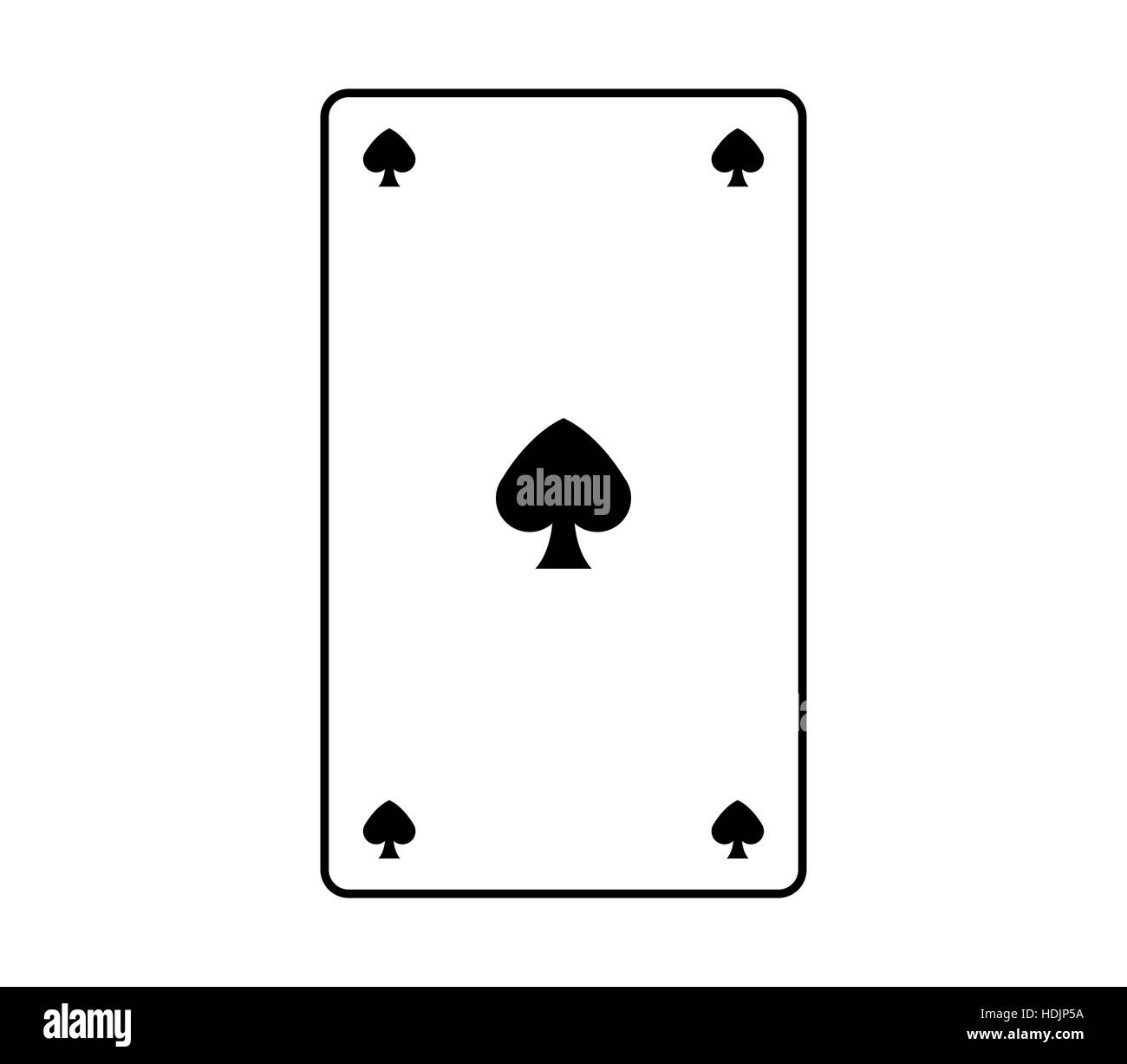 icon poker card Stock Photo - Alamy