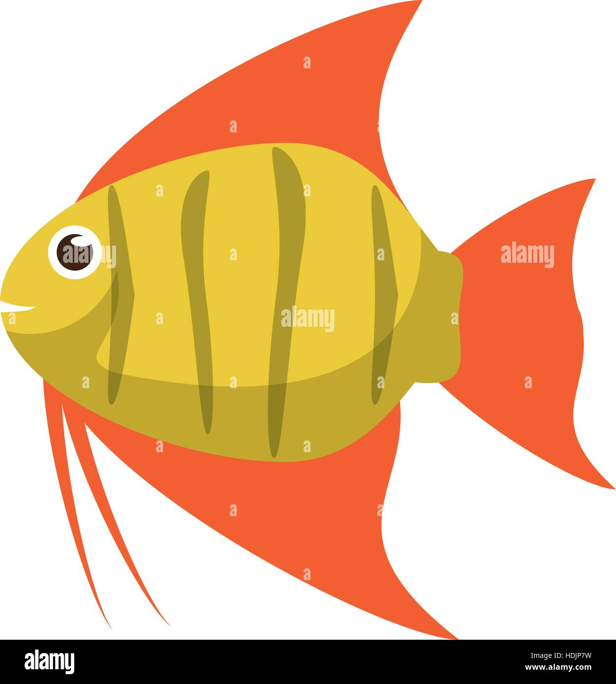 Isolated fish animal cartoon design Stock Vector Image & Art - Alamy