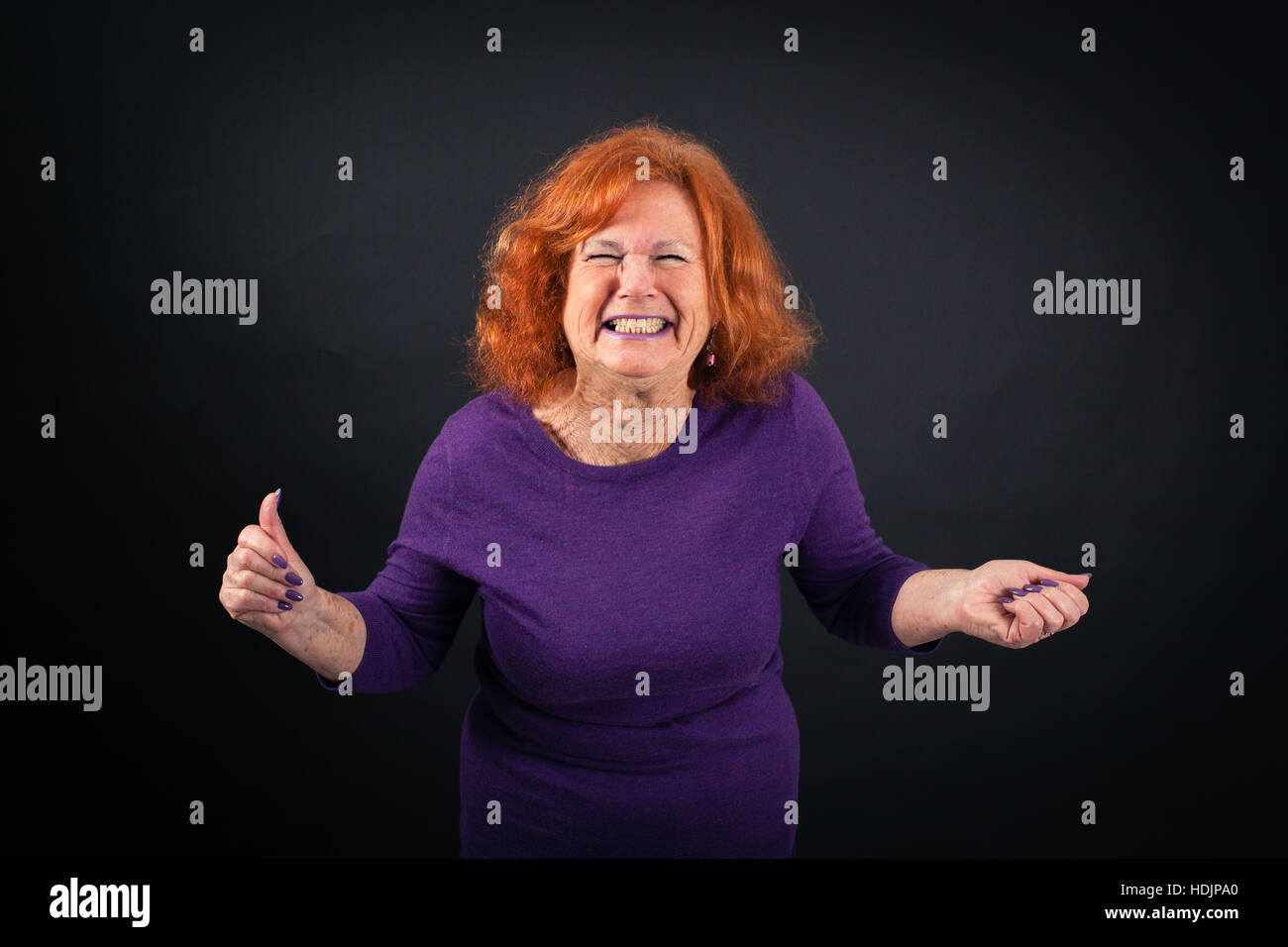 Beautiful woman doing different expressions in different sets of ...