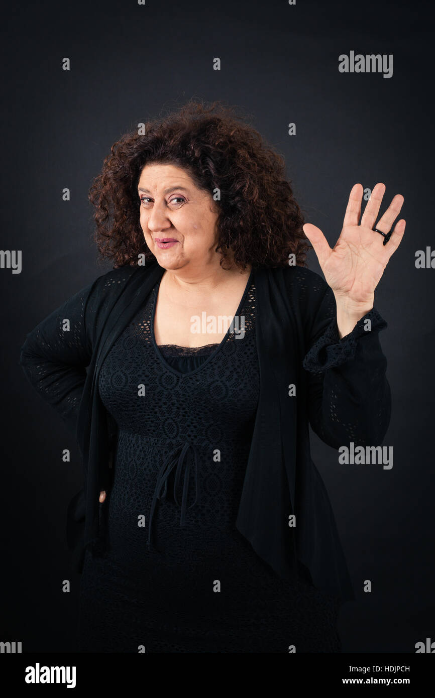 Beautiful woman doing different expressions in different sets of ...