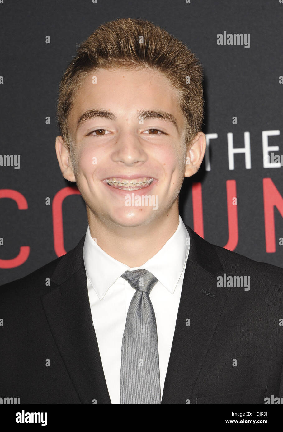 Film Premiere of The Accountant Featuring: Jake Presley Where: Los ...