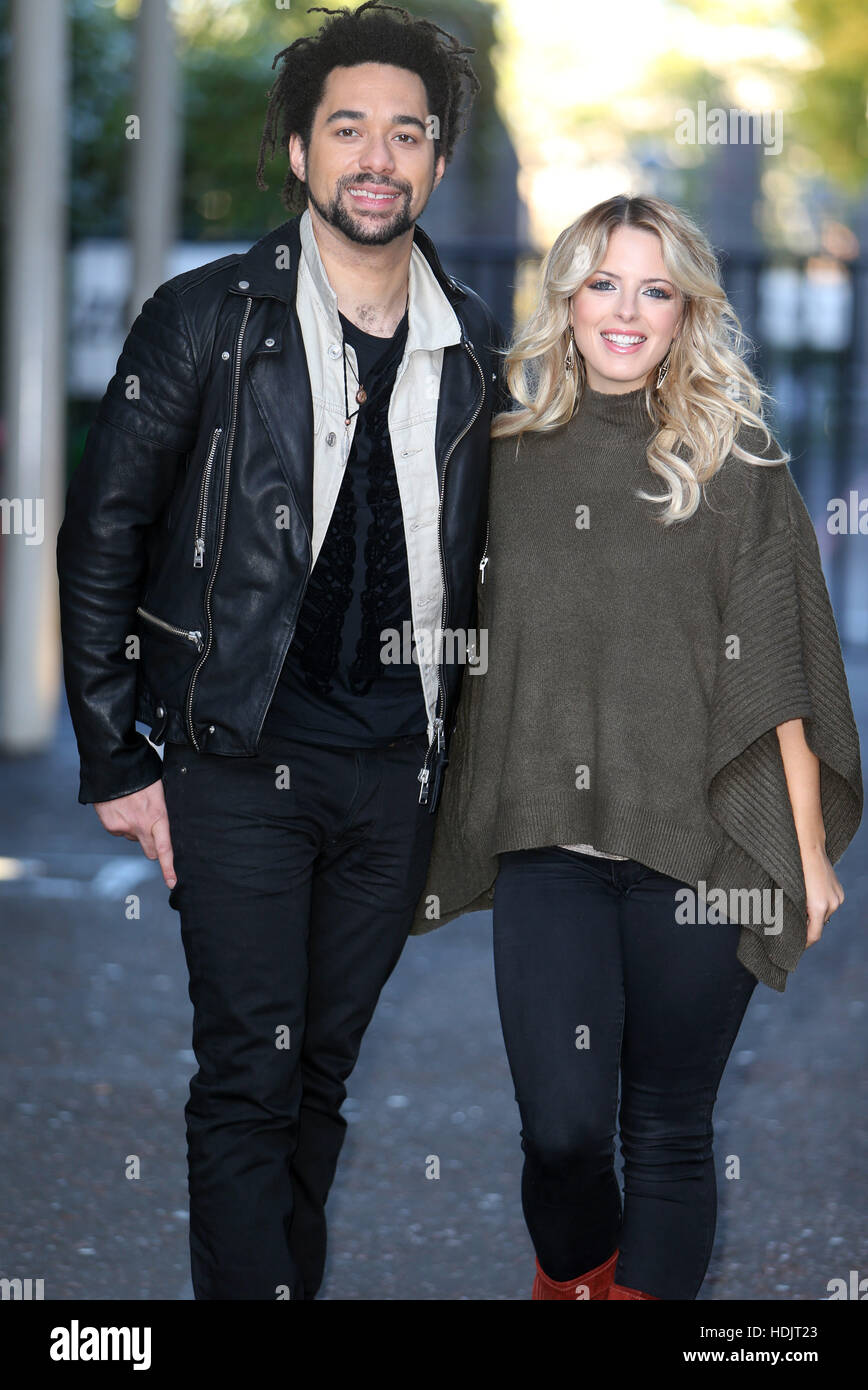 The Shires outside ITV Studios Featuring: Ben Earle, Crissie Rhodes ...