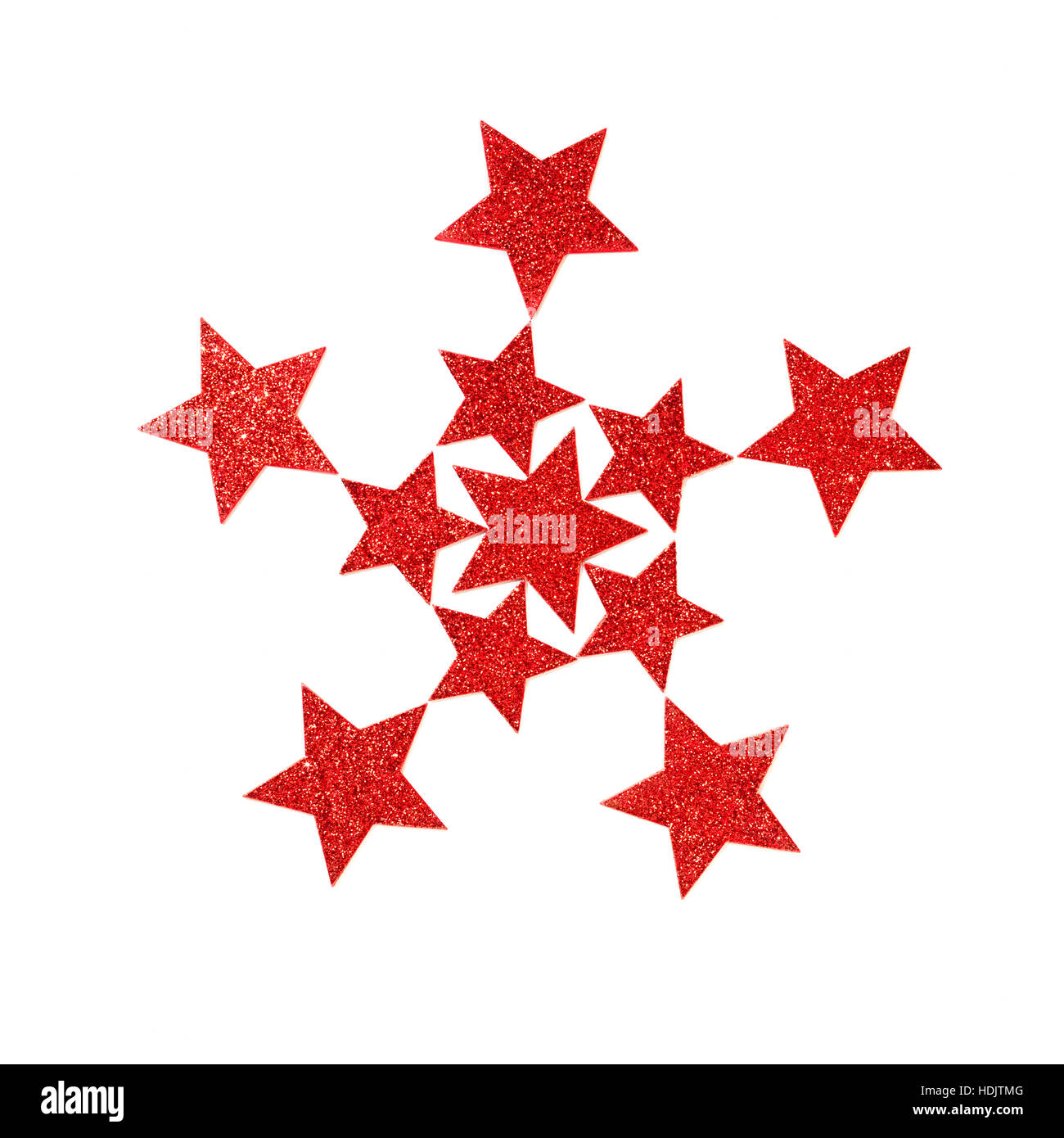 Red shining stars isolated on white Stock Photo - Alamy