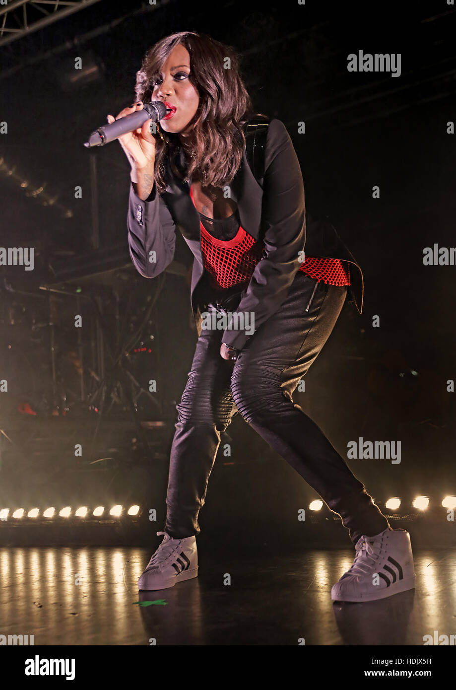 All Saints performing on their 'Red Flag Tour' at Liverpool O2 Academy ...