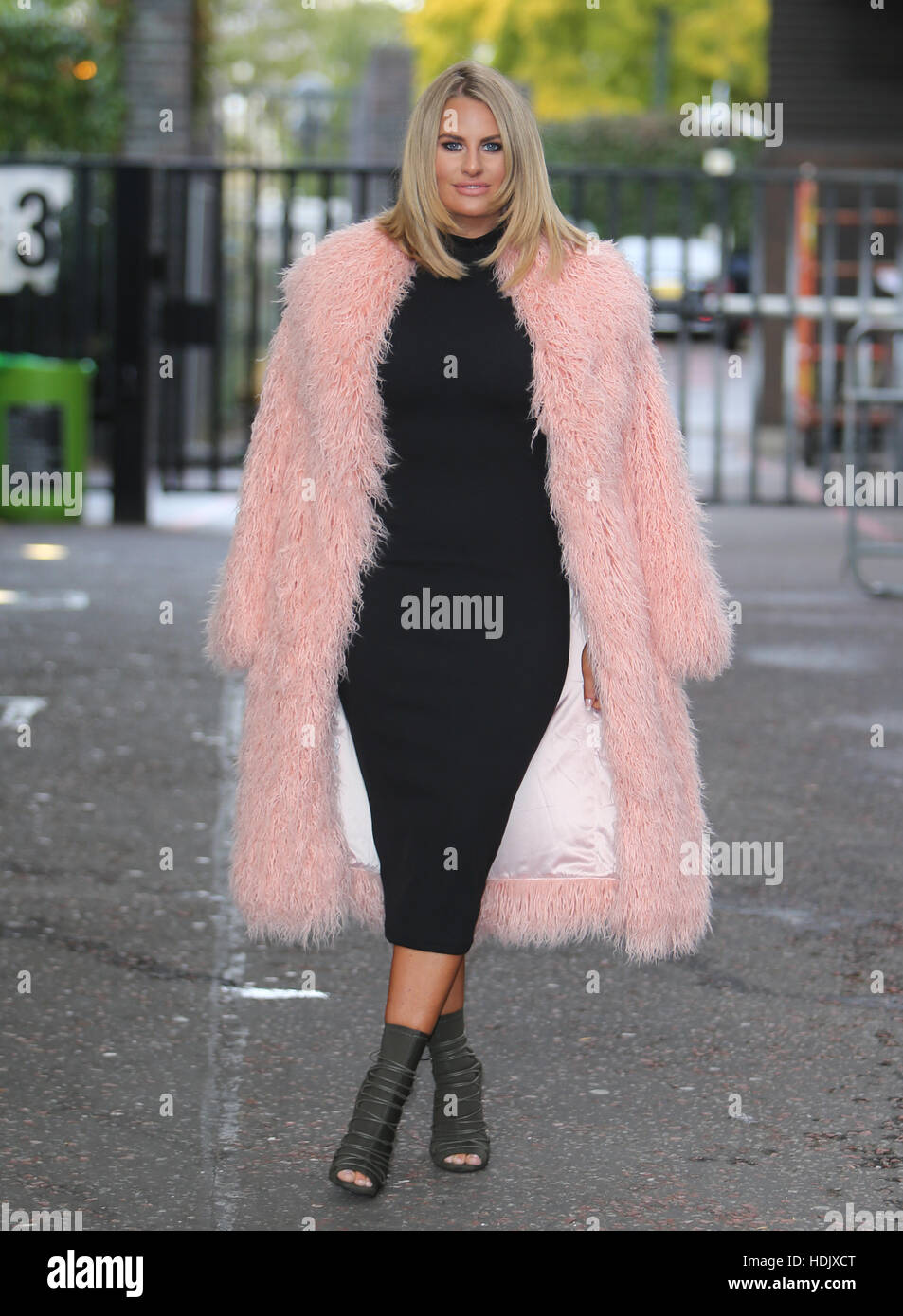 Danielle Armstrong outside ITV Studios Featuring: Danielle Armstrong ...