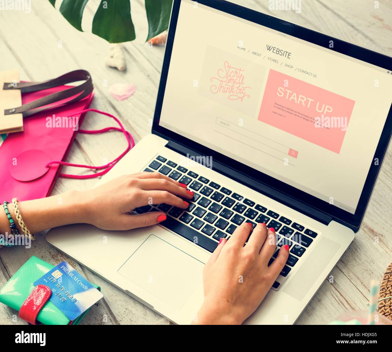 Startup Digital Device Tablet Concept Stock Photo - Alamy