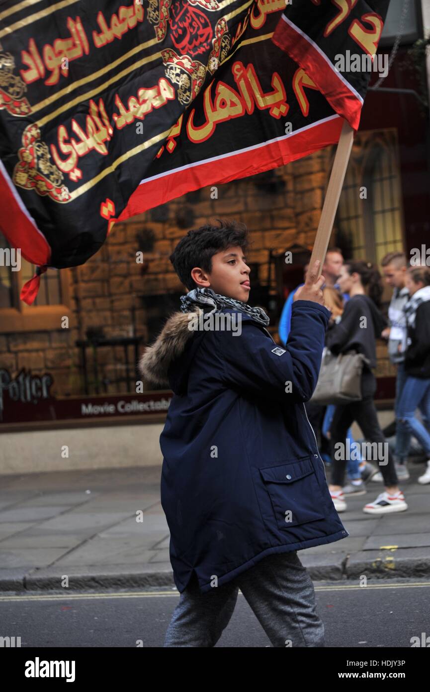 British Muslims demonstration on Regent Street, London Featuring ...
