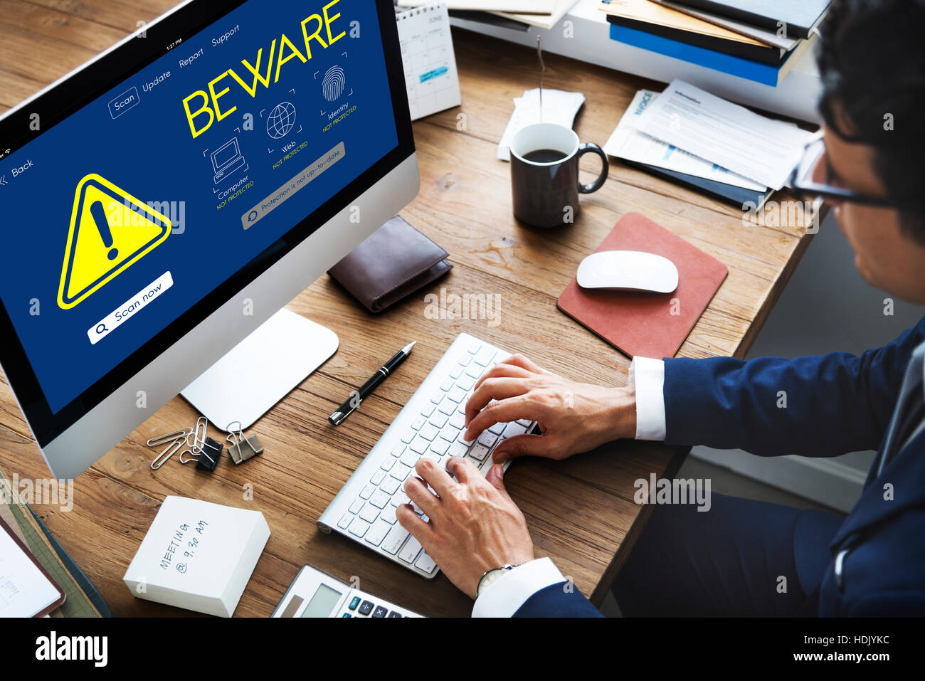 Beware Caution Risk Danger Attention Concept Stock Photo - Alamy