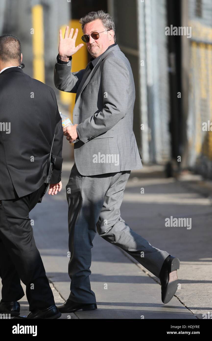 Celebrities at the ABC studios Featuring: Matthew Perry Where: Los ...