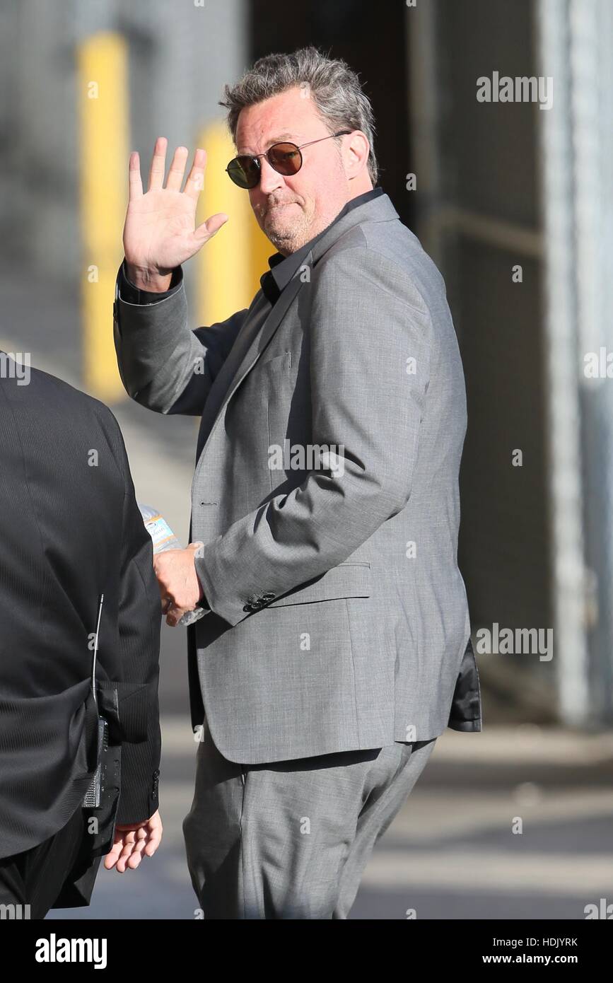 Celebrities at the ABC studios Featuring: Matthew Perry Where: Los ...