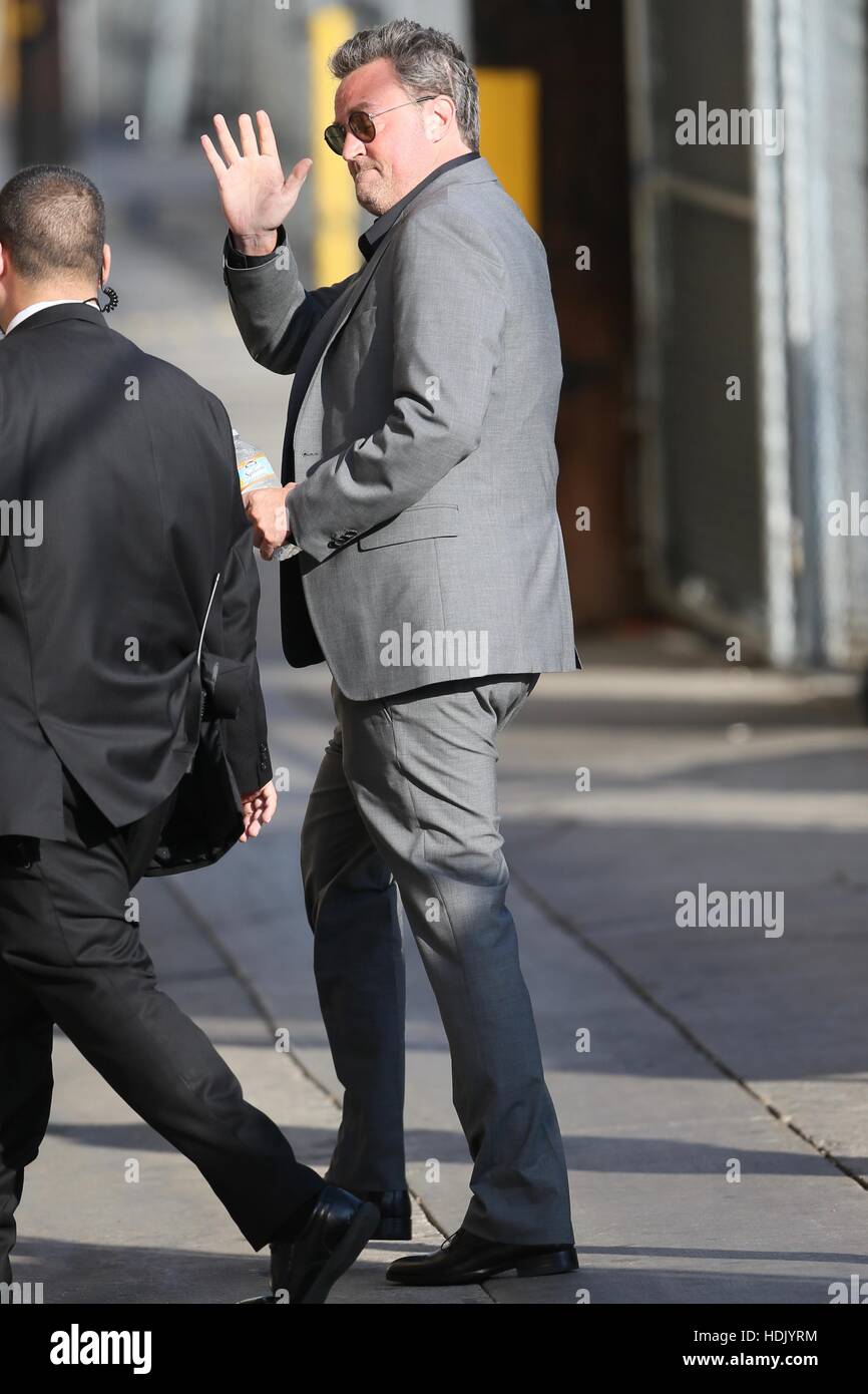 Celebrities at the ABC studios Featuring: Matthew Perry Where: Los ...