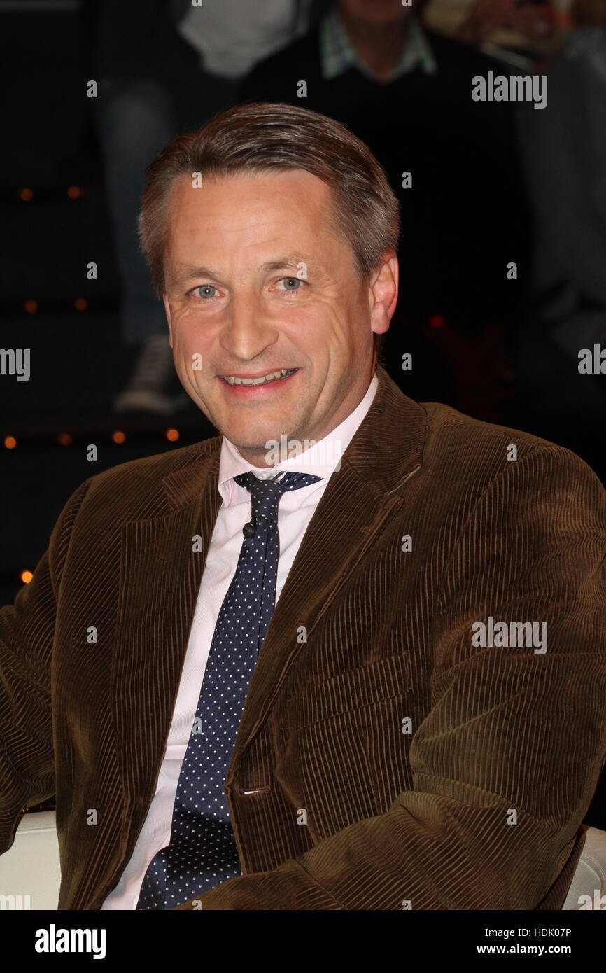 Guests at Markus Lanz Talkshow Featuring: Nikolaus Blome Where: Hamburg ...