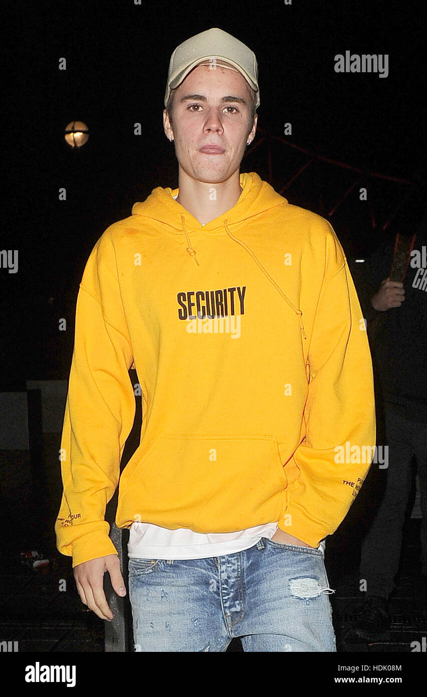 Justin Bieber decided to take the scenic route back to his hotel after ...