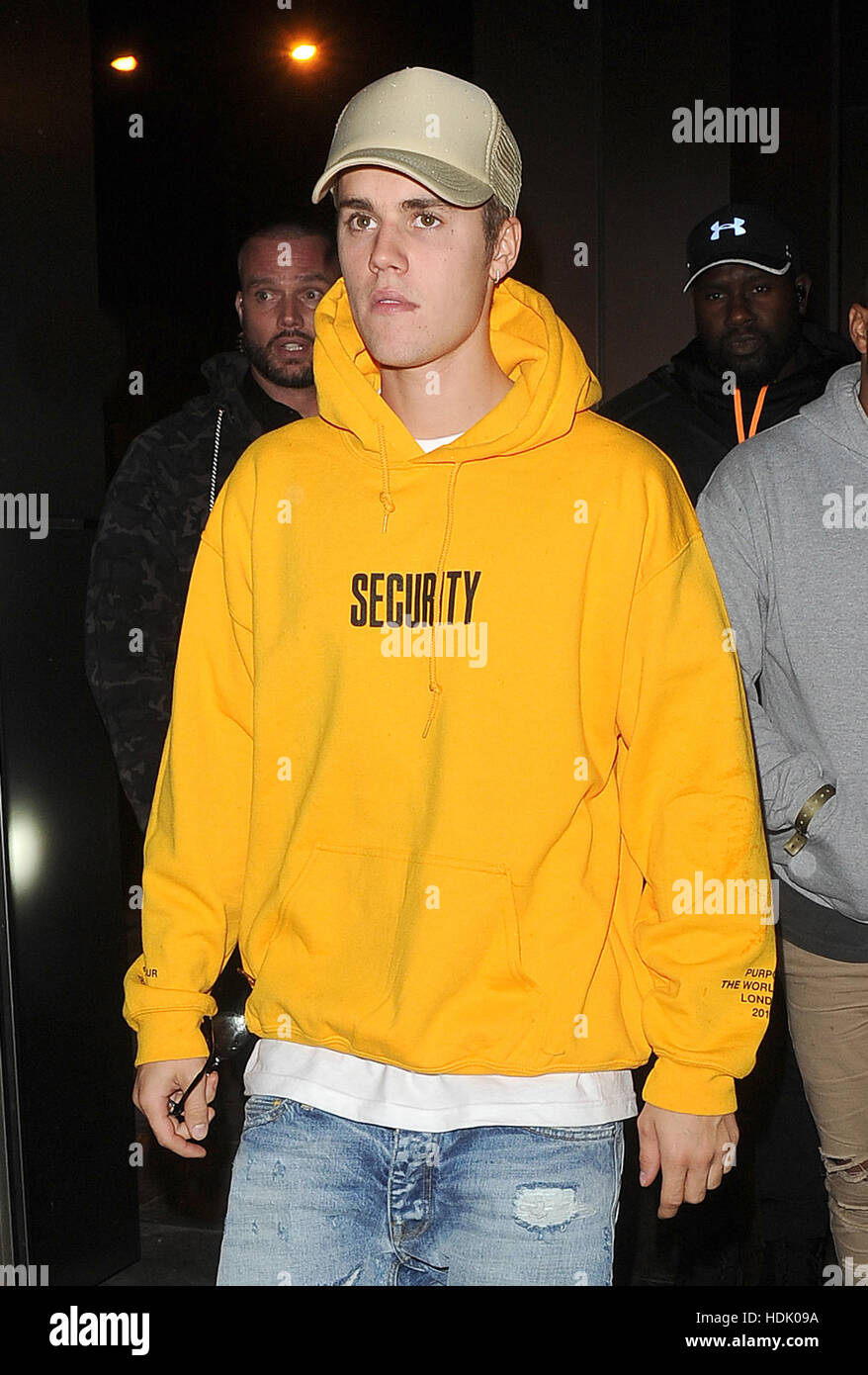 Justin Bieber decided to take the scenic route back to his hotel after ...