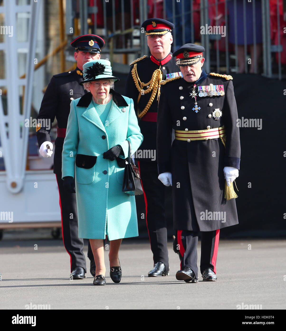 Her Majesty The Queen, Colonel-in-Chief of the Corps of Royal Engineers ...