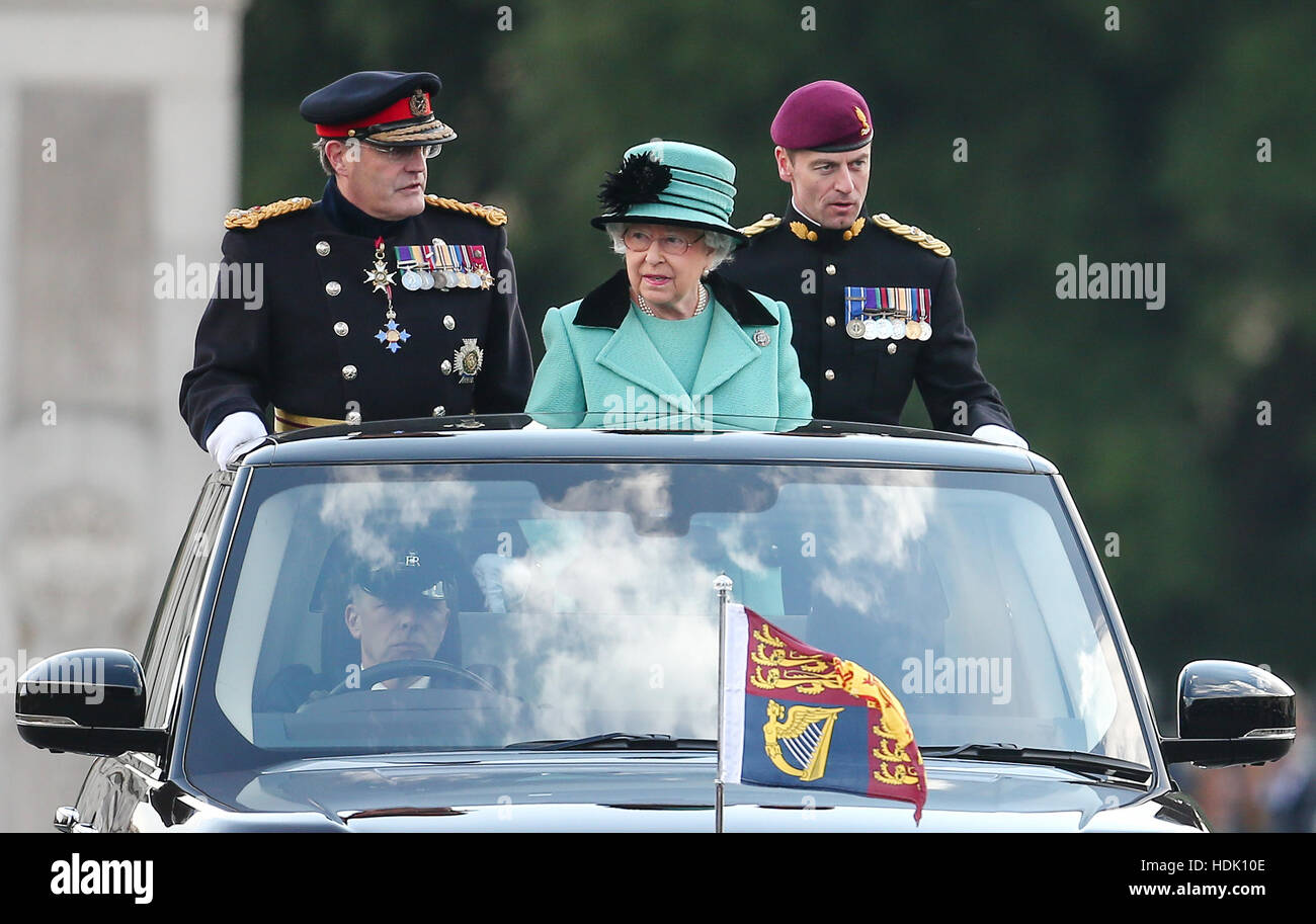 Her Majesty The Queen, Colonel-in-Chief of the Corps of Royal Engineers ...