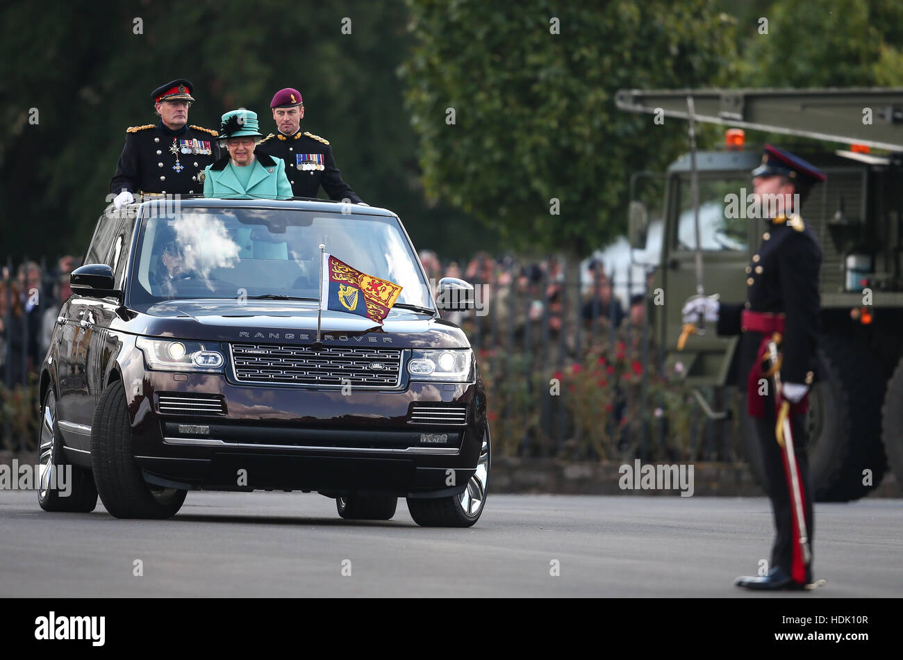 Her Majesty The Queen, Colonel-in-Chief of the Corps of Royal Engineers ...