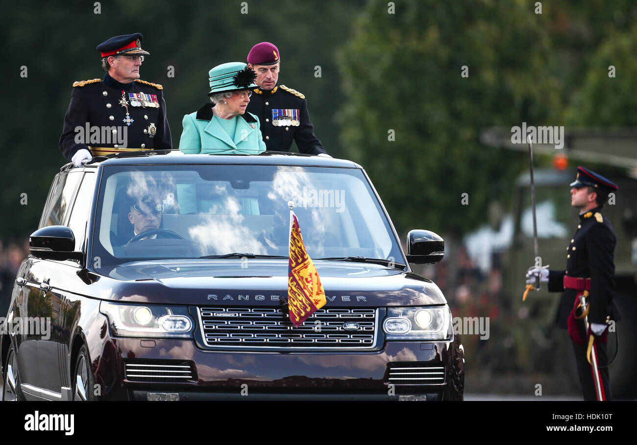 Her Majesty The Queen, Colonel-in-Chief of the Corps of Royal Engineers ...