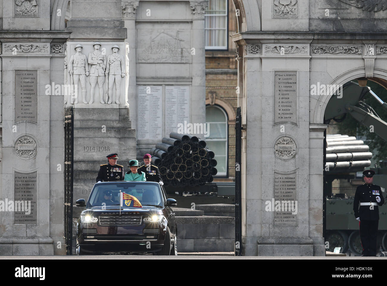 Her Majesty The Queen, Colonel-in-Chief of the Corps of Royal Engineers ...