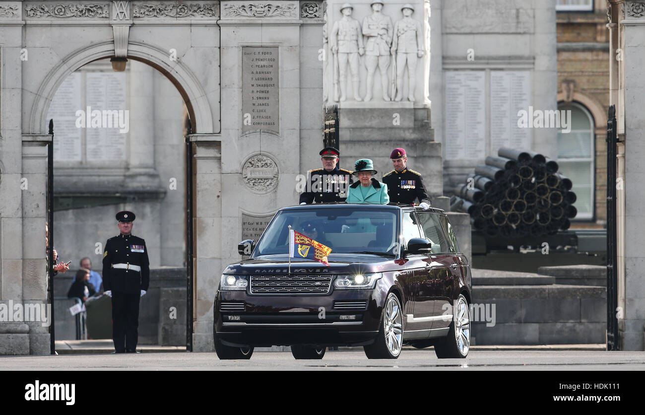 Her Majesty The Queen, Colonel-in-Chief of the Corps of Royal Engineers ...