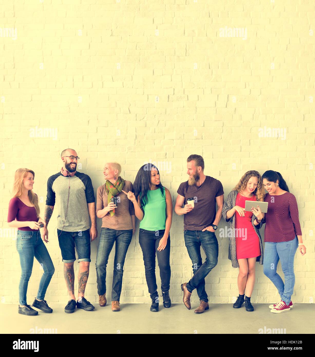 Diverse Group of People Community Togetherness Concept Stock Photo - Alamy