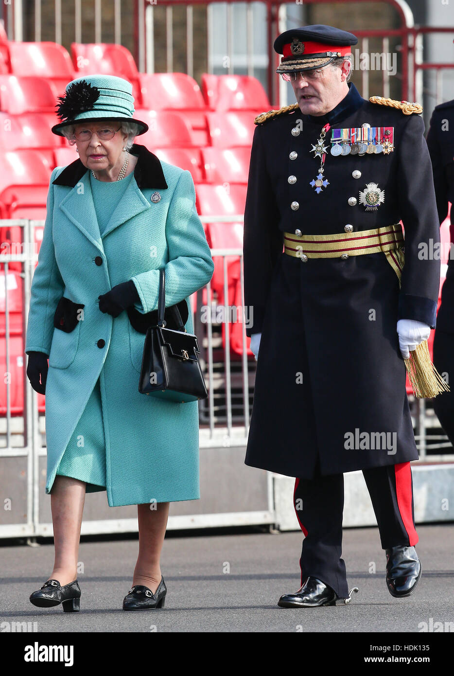 Her Majesty The Queen, Colonel-in-Chief of the Corps of Royal Engineers ...