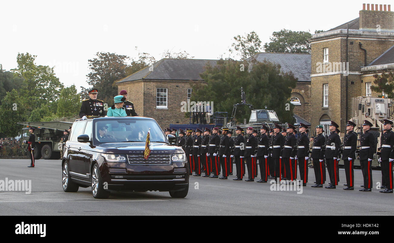 Her Majesty The Queen, Colonel-in-Chief of the Corps of Royal Engineers ...