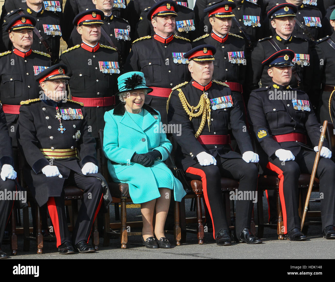 Her Majesty The Queen, Colonel-in-Chief of the Corps of Royal Engineers ...