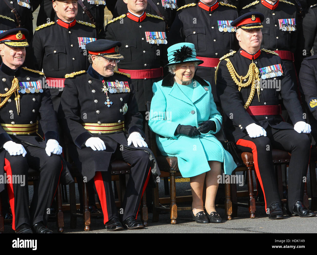 Her Majesty The Queen, Colonel-in-Chief of the Corps of Royal Engineers ...