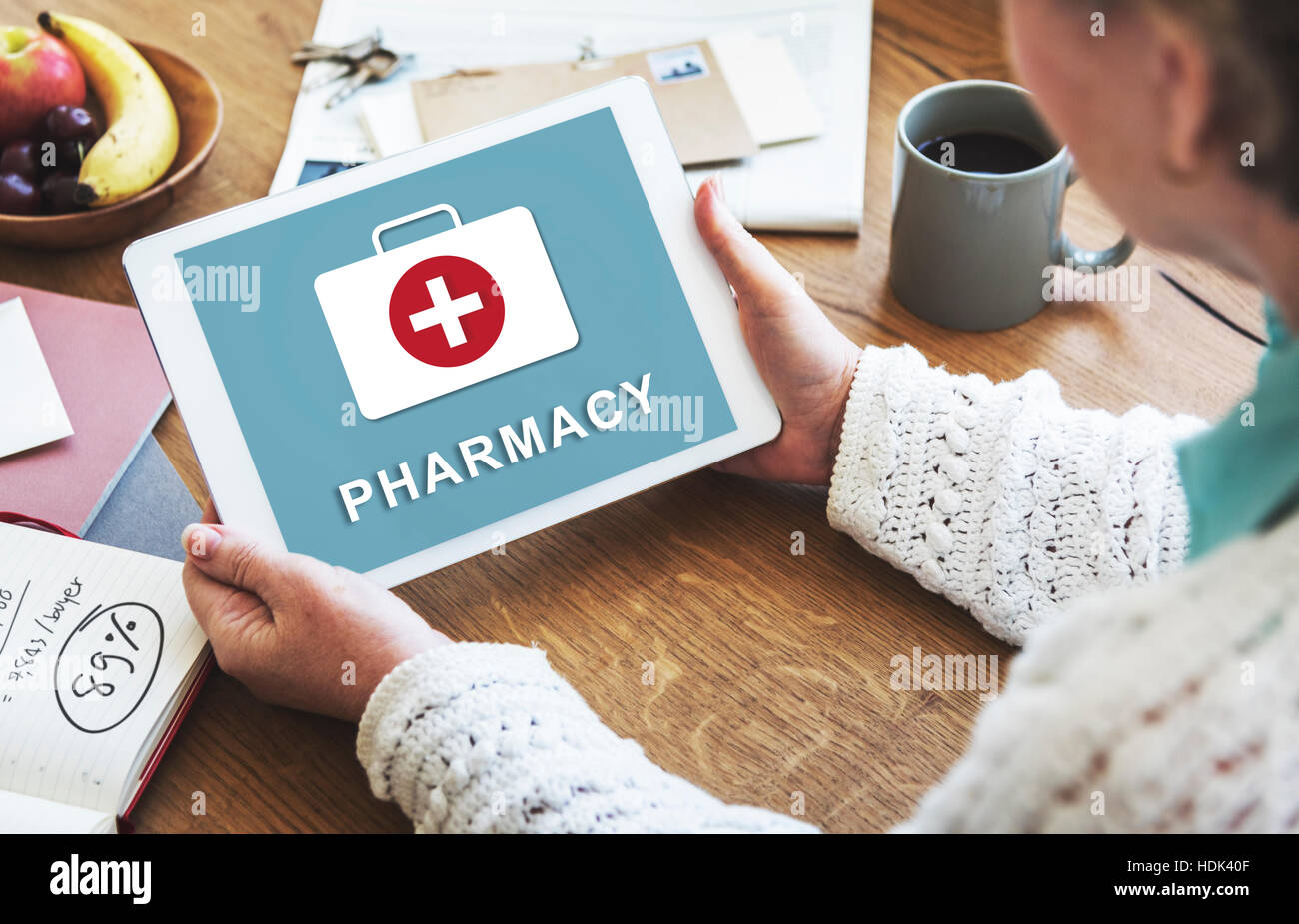 Pharmacy Healthcare Medical First Aid Concept Stock Photo - Alamy