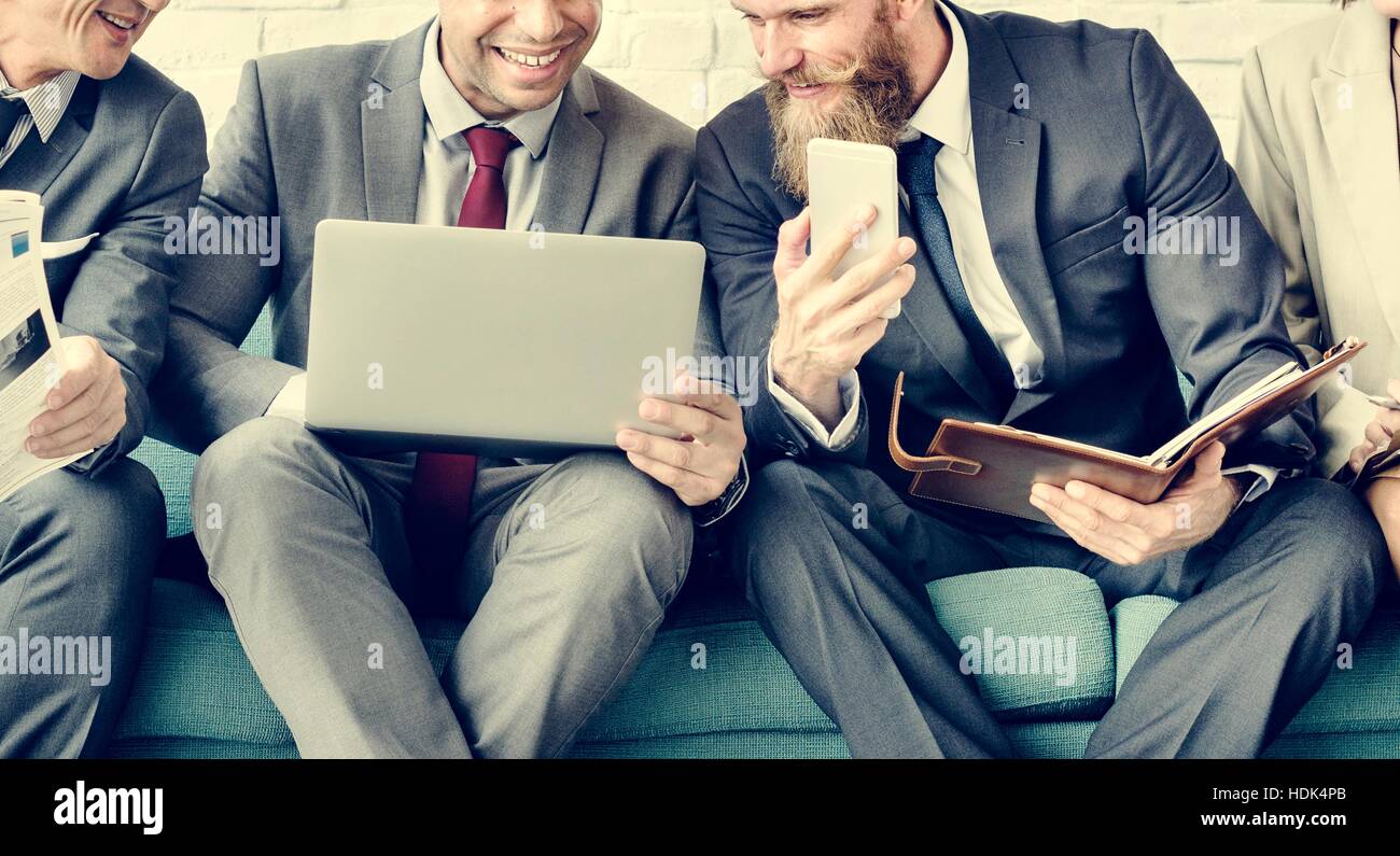 Business People Data Information Technology Concept Stock Photo - Alamy