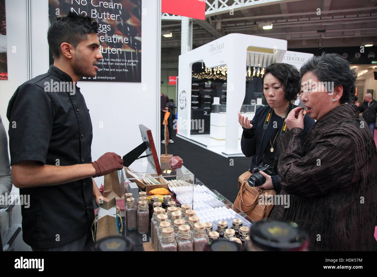 The 2016 Chocolate Show held at Olympia London, International and local ...